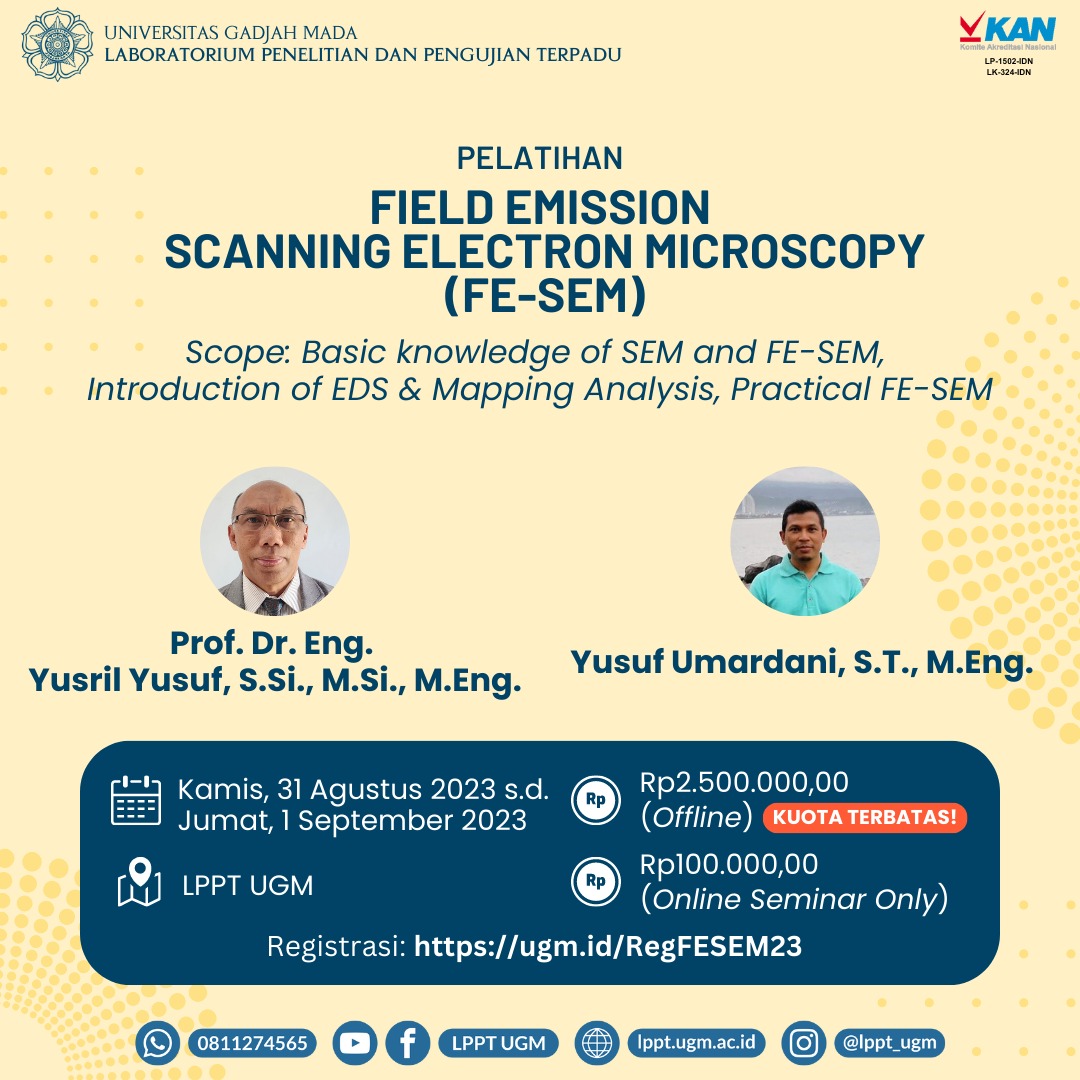 Pelatihan Pengetahuan Dasar dan Pengenalan SEM – FE SEM – Laboratorium ...