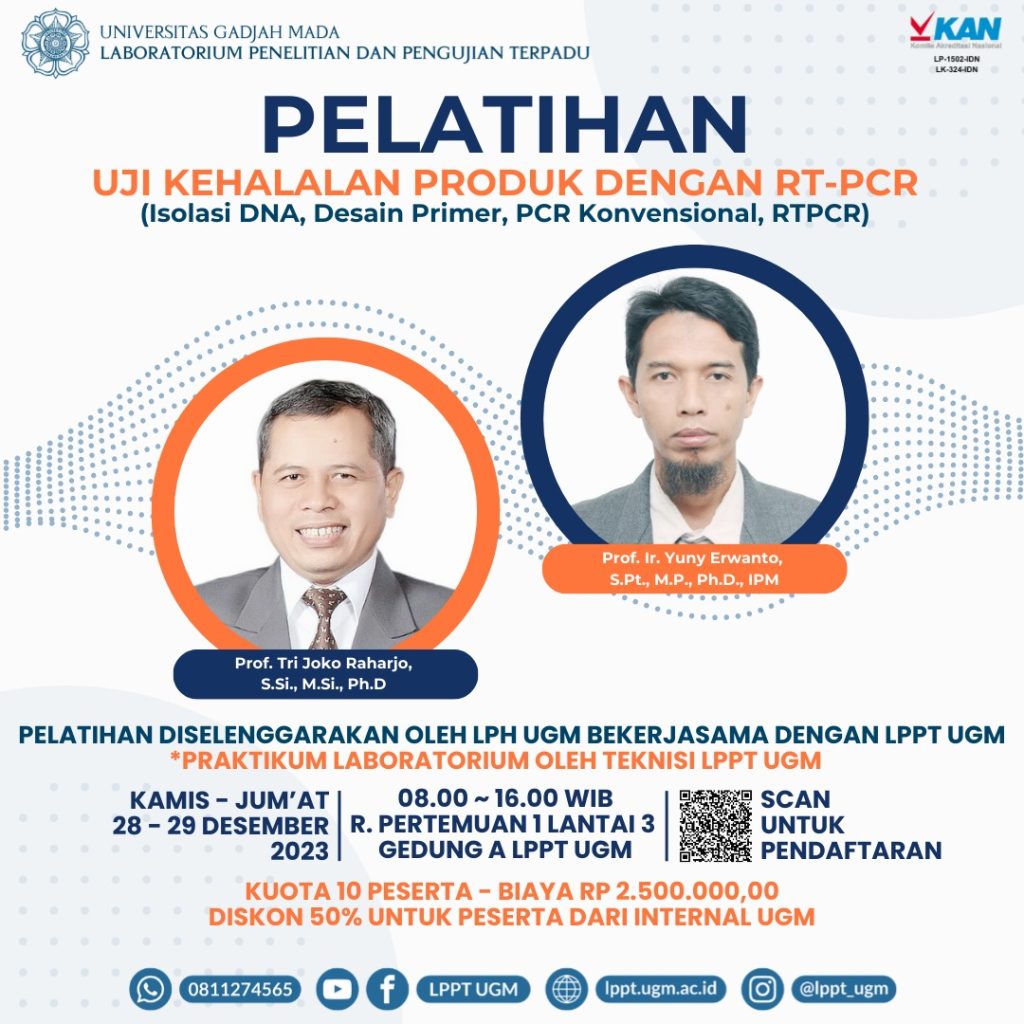 Pelatihan Uji Kehalalan Produk dengan Real Time-PCR – Laboratorium ... Pelatihan Uji Kehalalan Produk dengan Real Time-PCR – Laboratorium ...