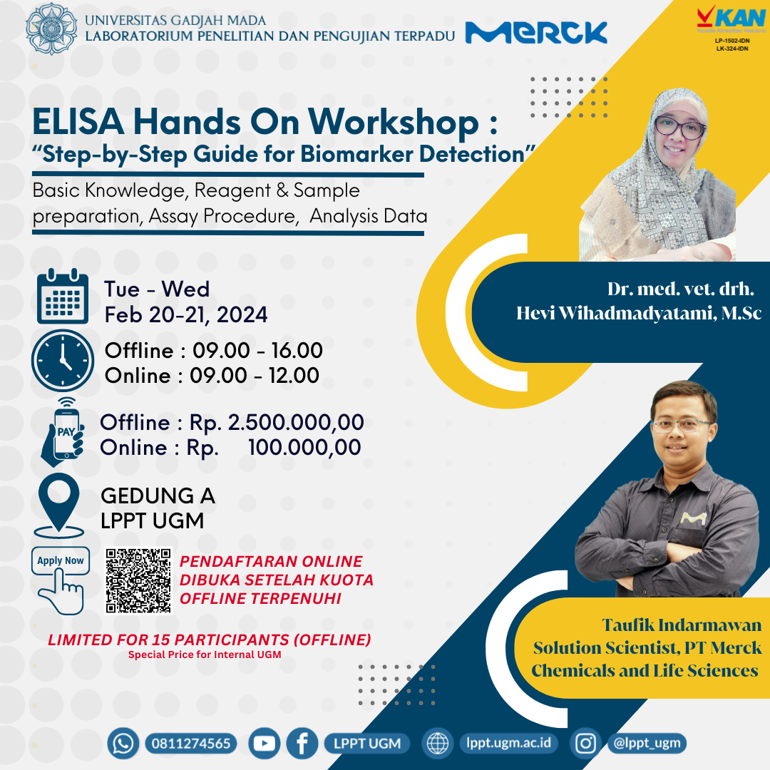 Pelatihan ELISA – Laboratorium Penelitian dan Pengujian Terpadu